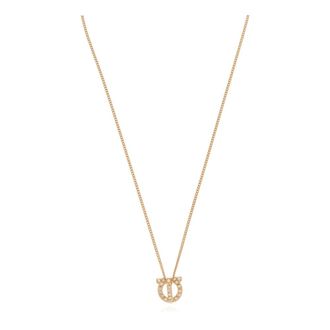 Ferragamo Halskette mit Logo - - Accessories - Damen - Gelb - ONE SIZE