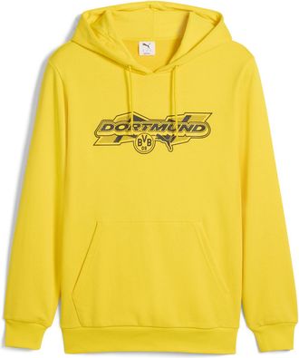 Puma Herren Borussia Dortmund FtblCulture Hoodie XS, Faster Yellow Black