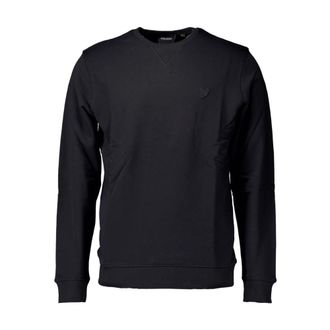 Lyle & Scott Tonal Eagle Crew Neck Sweater - - Sweatshirts & Hoodies - Herren - Schwarzk - S