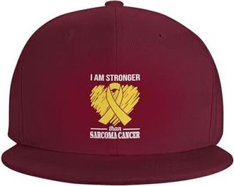 Generic Je suis Plus Forte Que Le Sarcome. Unisexe Strapback Cap Mode Snapback Chapeau Snapback Casquette Hip Hop pour Adulte Camping Trucker