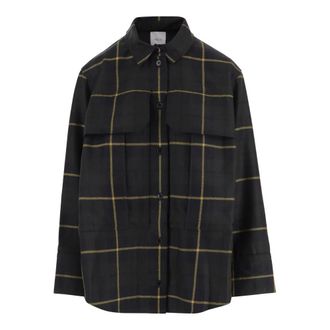 Patou Karierter Wollhemd mit Taschen - - Jackets - Damen - Mehrfarbig - XS