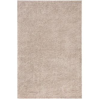 City Sport Tapis &agrave; Poils Longs doux SOFTY, Tapis de Salon, Chambre, Couloir (Beige Sable - 200x200cm)