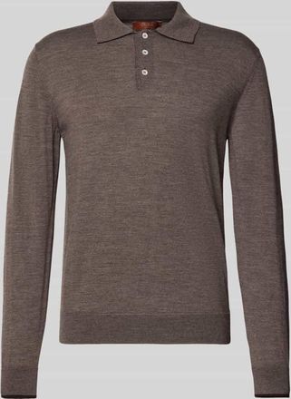 Cruna Strickpolo mit Kentkragen