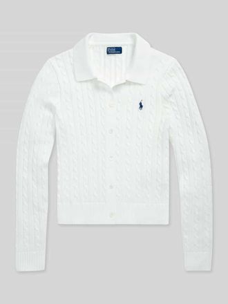Polo Ralph Lauren Slim Fit Strickjacke aus reiner Baumwolle