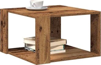 Generic Couchtisch, Quadratischer Sofa-Beistelltisch mit Offenem Rahmen, Integriertes Ablagefach f&uuml;r B&uuml;cher, Getr&auml;nke und Wichtige Einrichtungsgegenst&auml;nde (51