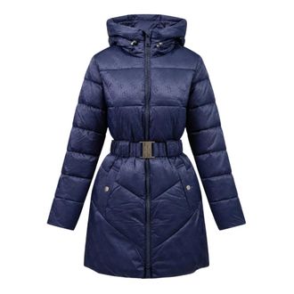 Guess Imma Logo Midi - - Coats - Damen - Blau - L