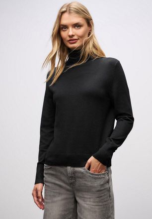 Street One Rollkragenpullover mit Strick-Struktur