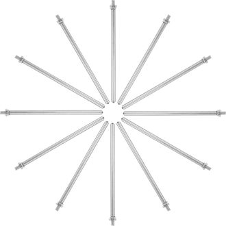 DOITOOL 30 Stück Teiliges Metall Schraubbar Fadenhalter Industrienähmaschine Ersatzteil für Gewerbliche Nutzung Robuste Fadenführung Einfache Montage Kompatib