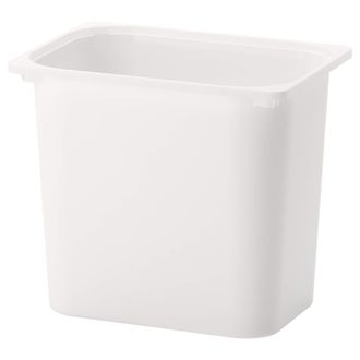 IKEA TROFAST Aufbewahrungsbox 42x30x36 cm transparent-wei&szlig;