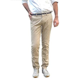 Mason's Solid Cotton Stretch Hose - - Trousers - Herren - Beige - XS