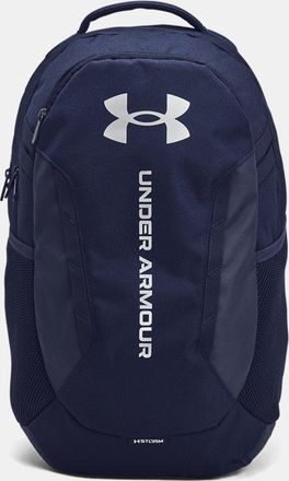 Under Armour Hustle 6.0 Rucksack Midnight Blaue Marine / Midnight Blaue Marine / Metallisch Silber EINHEITSGRÖSSE