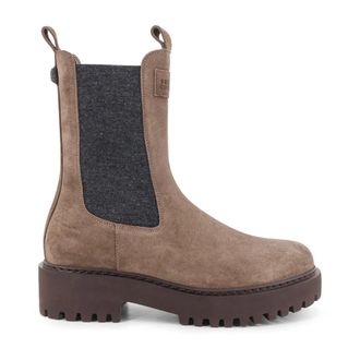 Brunello Cucinelli Femme, Chaussures, Brun, Taille: 39 EU Bottines en Daim