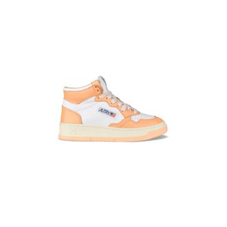 Autry Femme, Chaussures, Orange, Taille: 36 EU Medalist Mid Baskets