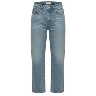 Icon Denim Los Angeles Didy Faded Straight-Leg Jeans - - Jeans - Damen - Grau - W25