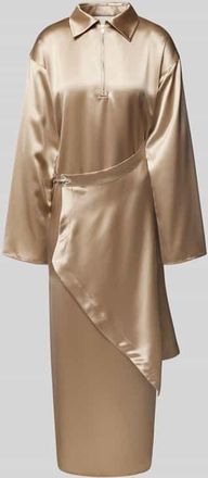 Nanushka Maxikleid in Wickel-Optik