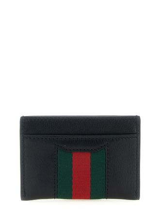Gucci Womens Black Calfskin Cardholder Accessory
