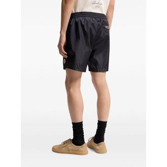 Moncler Elasticated Drawstring Swim Shorts - Navy