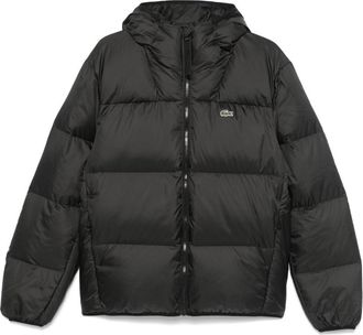Lacoste Gefütterte Kapuzenjacke - Schwarz