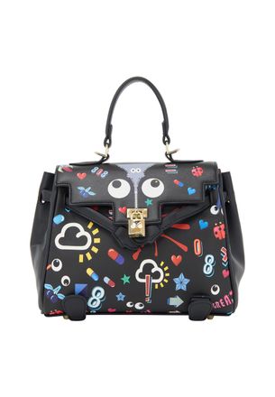 Mymo Klappentasche Klappentasche Frauen Schwarz