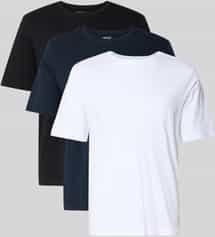 Jack & Jones T-Shirt mit Rundhalsausschnitt im 3er-Pack
