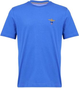 Aeronautica Homme, Tops, Bleu, Taille: L 261Ts1580Uj00372 T-shirt