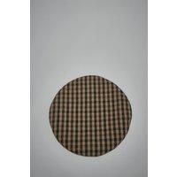 Ganni Checked Wool Mix Beret