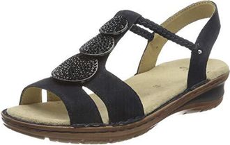 Ara Femme Hawa&iuml; Sandales en T, Bleu 72, 37 EU