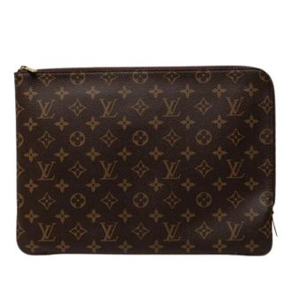 Louis Vuitton Pre-owned Etui Voyage MM - Femme - Pre-owned - Brun - Taille: ONE Size
