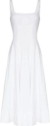 Staud Staud, Femme, Robes, Blanc, Taille: 36 FR Wells Dress