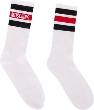 Moschino unisex, Sous-v&ecirc;tements, Multicolore, Taille: ONE Size Inlaid Terry Socks