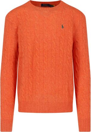 Polo Ralph Lauren Cable-Strick-Pullover Mit Logo