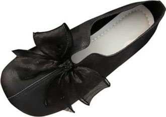 Generic Chaussures Mary Jane pour femme - Coupe large - Bout rond - Tendance - L&eacute;g&egrave;res - Respirantes - Confortables - &Agrave; enfiler - Chaussures de loisirs en ple