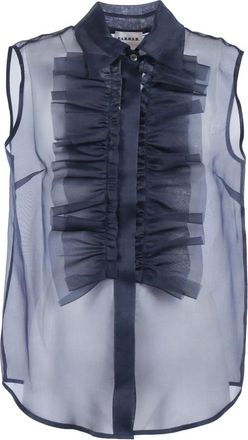 P.A.R.O.S.H. P.a.r.o.s.h., Femme, Blouses et Chemises, Bleu, Taille: 36 FR Blouses