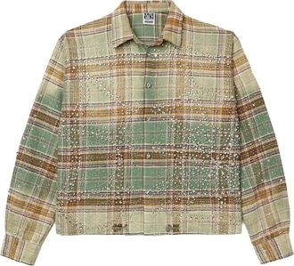 Vale chemise &agrave; ornements - Vert