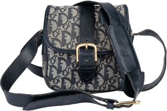 Dior Crossbody Bags - Christian Dior Trotter Monogram Crossbody Bag - Gr. unisize - in Blau - f&uuml;r Damen