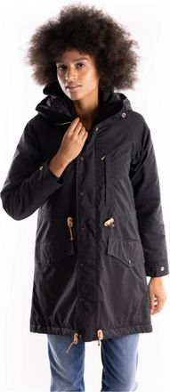 Manifattura Ceccarelli Femme, Manteaux, Noir, Taille: 42 FR Mountain Parka