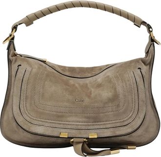 Chlo&eacute; Femme, Sacs, Brun, Taille: ONE Size Small Marcie Shoulder Bag