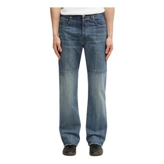 Wales Bonner Wales Bonner - Chance Denim Jeans - Homme - Jeans - Bleu - Taille: L