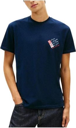 Tommy Hilfiger Homme, Tops, Bleu, Taille: XL T-Chemises