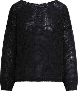 Roberto Collina Pull Col Rond - Noir