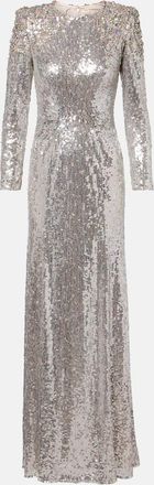 Jenny Packham Robe longue Dulcet à sequins
