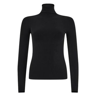 Gucci Nahtloses Stretch-Jersey-Oberteil aus Nylon - - Knitwear - Damen - Schwarzk - M