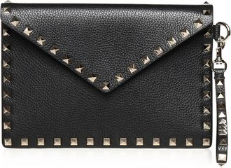 Valentino Garavani Femme, Sacs, Noir, Taille: ONE Size Medium Flat Pouch