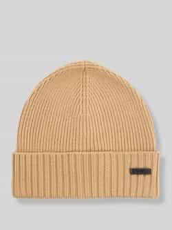 HUGO BOSS Mütze aus reiner Schurwolle