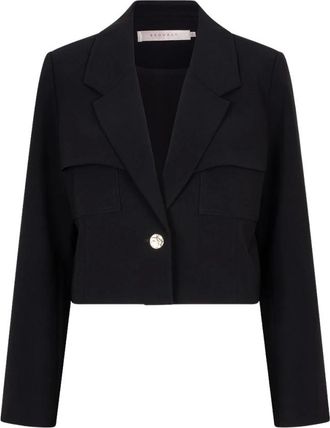 Esqualo Femme, Vestes, Noir, Taille: 42 FR Short City Blazer