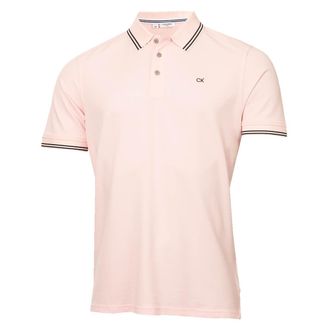 Calvin Klein Herren Campus 3 Knopf-Polo-Hemd - Babyrosa Spitze - XXXXXL