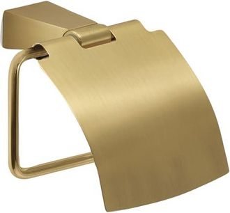 Gedy Toilettenpapierhalter mit Deckel Tonale Gold matt