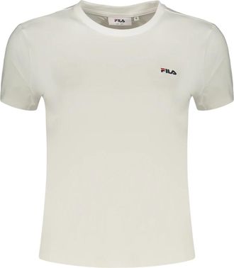 Fila Trivero Kurzarm-T-Shirt - - Tops - Damen - Wei&szlig; - XL