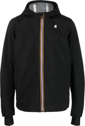 K-Way Homme, Vestes, Noir, Taille: XL Logo-patch Hooded Jacket