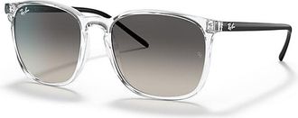 Ray-Ban Rb4387 Sonnenbrillen Schwarz Fassung Grau Glas 56-18